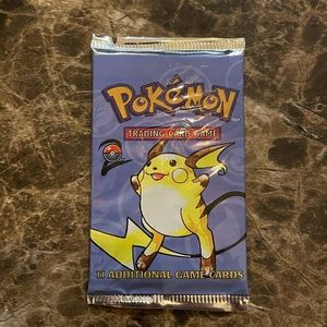 Pokemon | Games | Pokmon Base Set 2 Raichu Booster Pack Unopened | Poshmark